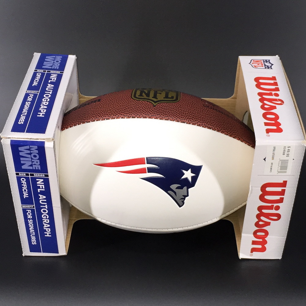 Patriots - Nate Solder Signed Panel Ball | The official auction site of ...