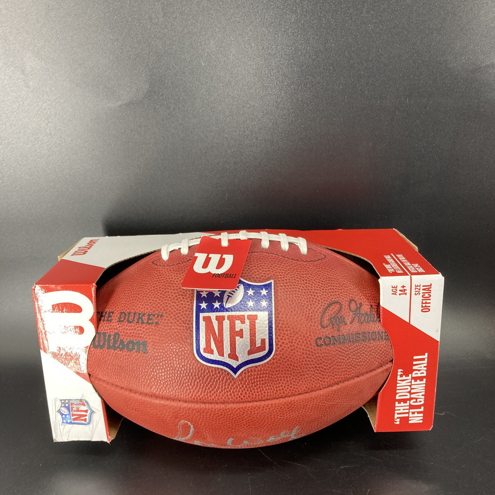 HOF - Packers Ron Wolf Signed Authentic Football | The official auction ...