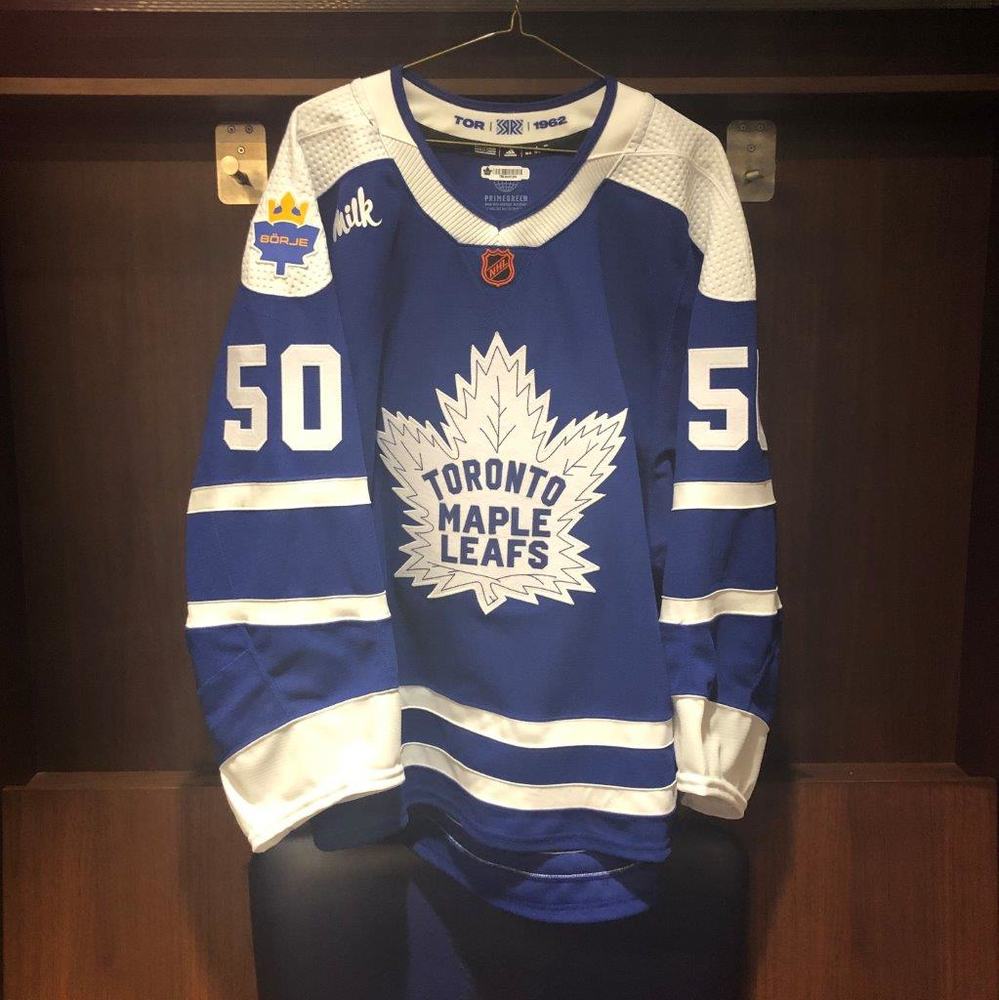 Size 58G #50 Erik Kallgren 2022-23 Reverse Retro Game Issued Sweater w ...