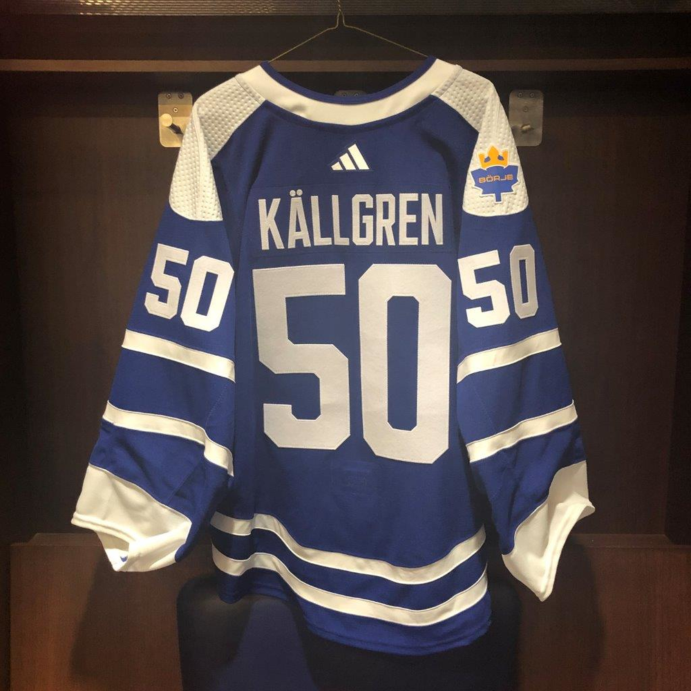 Size 58G #50 Erik Kallgren 2022-23 Reverse Retro Game Issued Sweater w ...