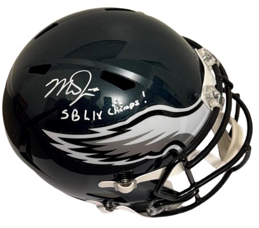 Mike Trout Autographed "SB LIX Champs!" Philadelphia Eagles Replica ...