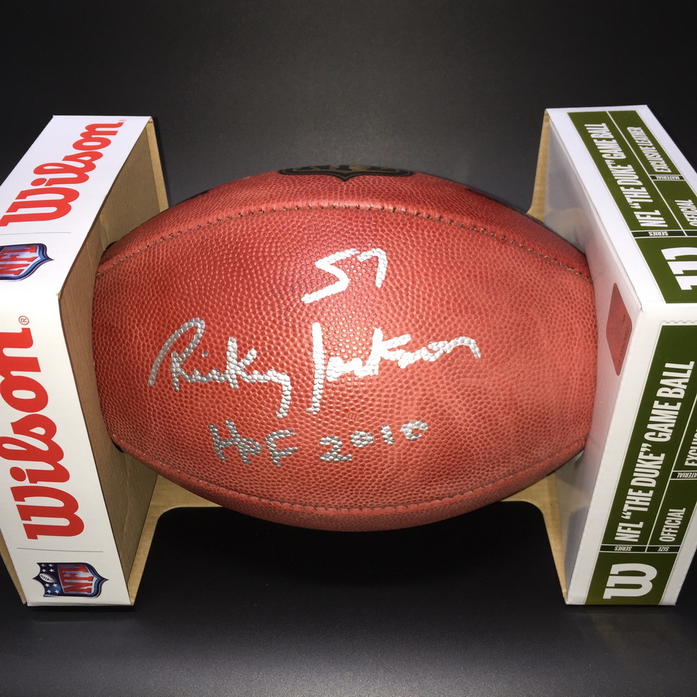 HOF - Saints Rickey Jackson Signed Authentic Football | The official ...