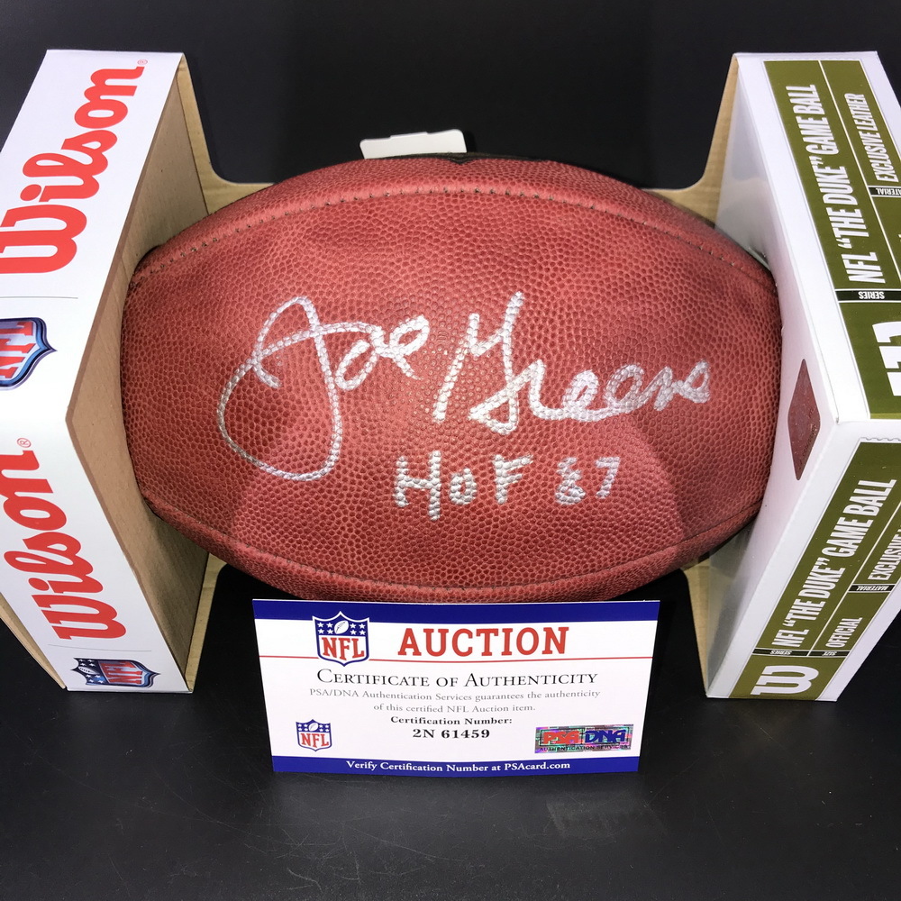 NFL - Steelers Joe Greene Signed Authentic Football | The official ...