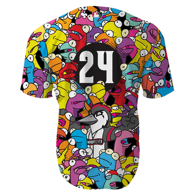 #23 Colby Langford Game Worn Arts in the Ballpark x Hoodlin ...