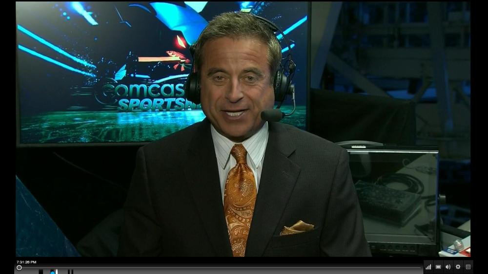 Randy Hahn signed Game Worn Tie - NHL Auctions