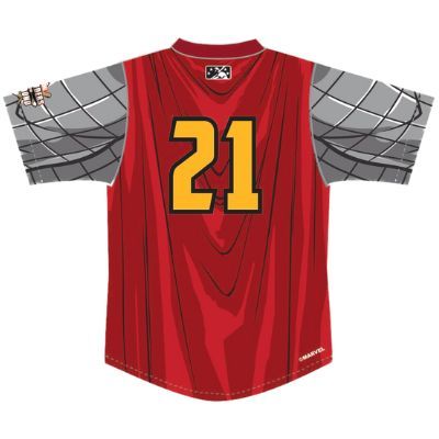 #46 Jon Olsen MARVEL Kernels Jersey Size 48 (XL) | MiLB Auctions