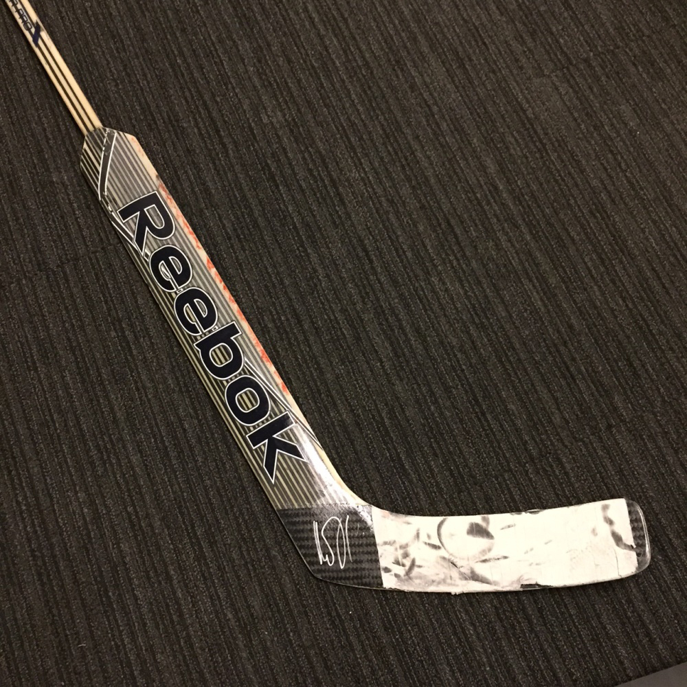 Autographed Robert Luongo Goalie Stick from 2015 NHL All-Star weekend ...
