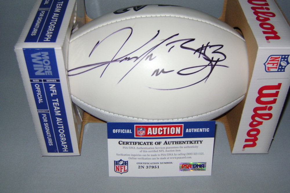 NFL Auction | EAGLES - KENJON BARNER SIGNED PANEL BALL