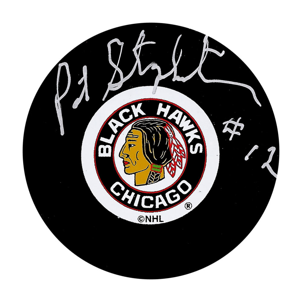 Pat Stapleton Autographed Chicago Blackhawks Puck - NHL Auctions