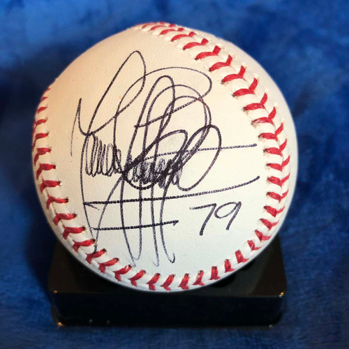 UMPS CARE AUCTION: Manny Gonzalez and Carlos Torres Signed Baseball ...
