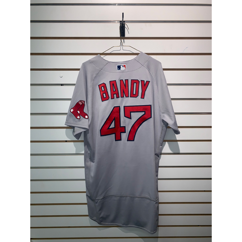Jett Bandy Team Issued 2021 Road Jersey | Red Sox Auctions