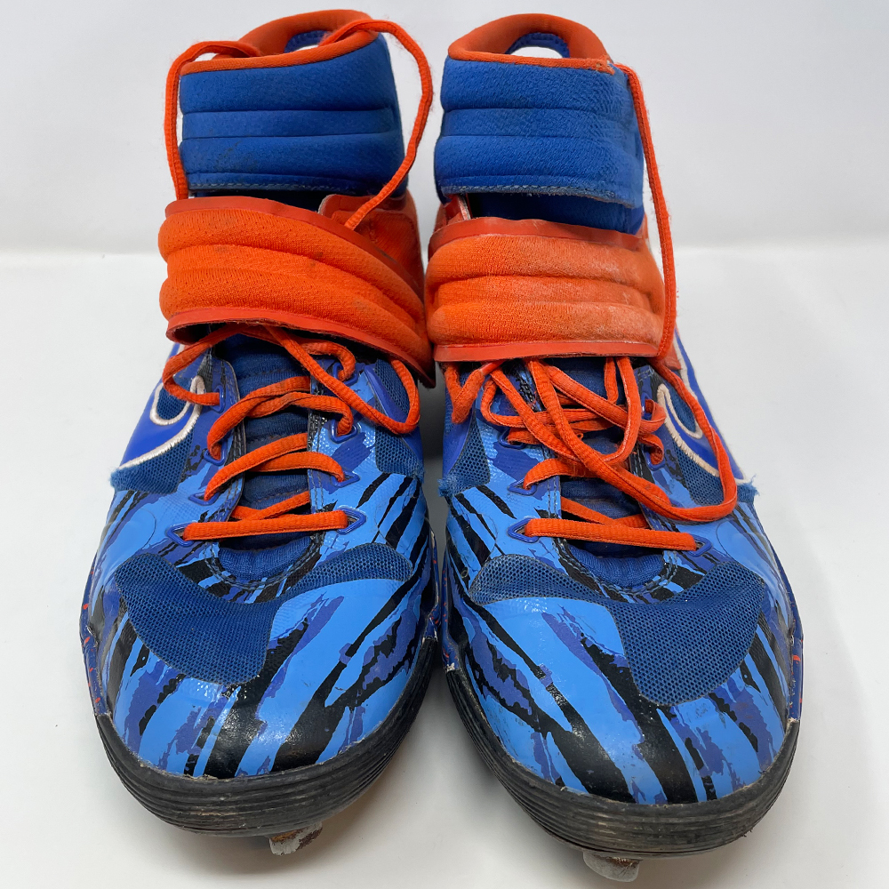 Team Issued Cleats - Nike Blue and Orange - 2021 Season | New York Mets ...