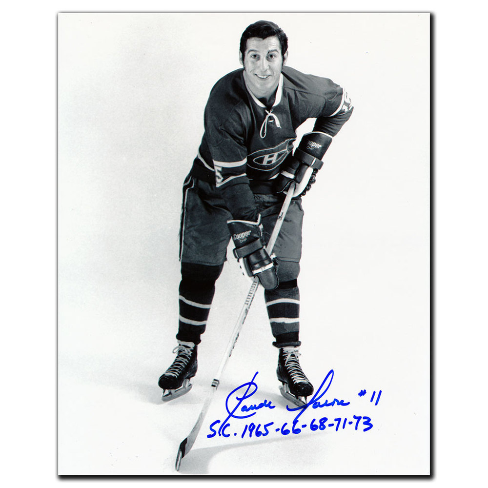 Claude Larose Montreal Canadiens Autographed 8x10 Photo - NHL Auctions