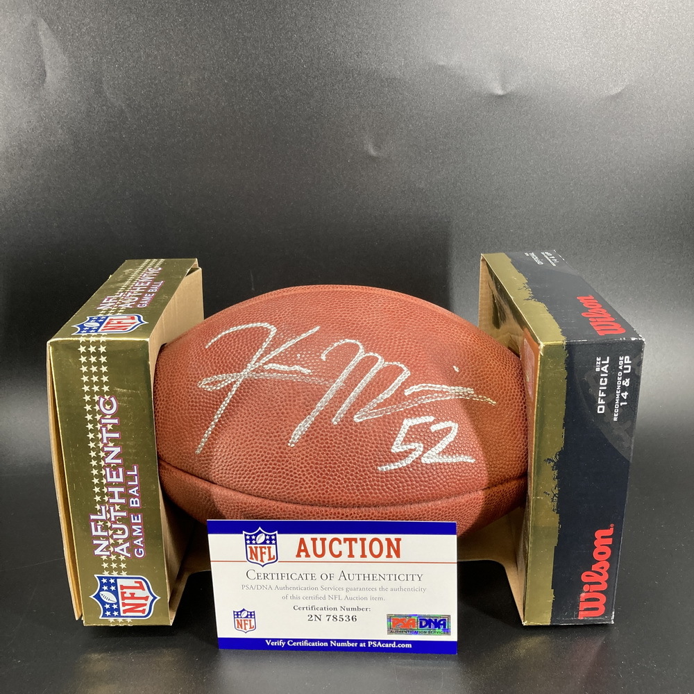Legends - Raiders Kirk Morrison Signed Authentic Football | The ...