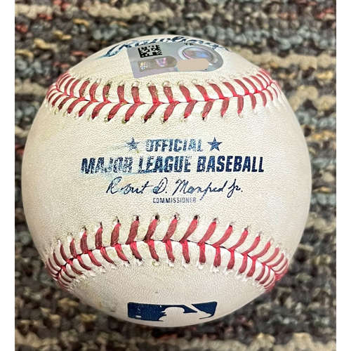Game-Used Baseball: Bobby Witt Jr. Kansas City Royals 2 RBI Triple (MLB ...