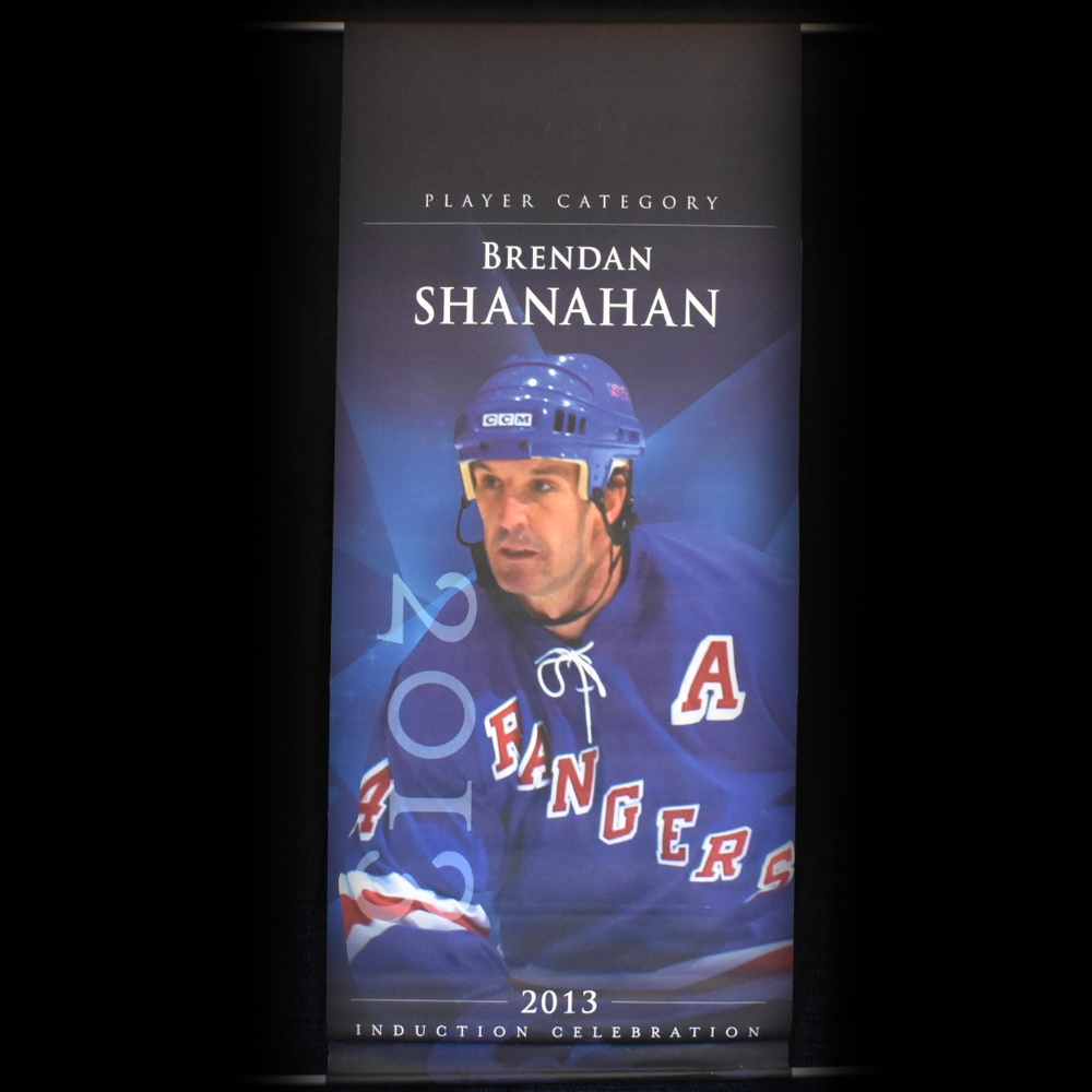 Brendan Shanahan Book Signing Stage Banner - 2013 Induction Weekend ...
