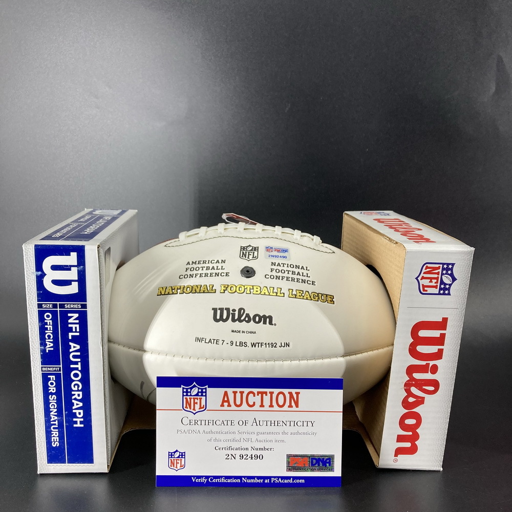 Chiefs - Marcus Peters Signed Panel Ball (Autograph Slightly Smeared ...