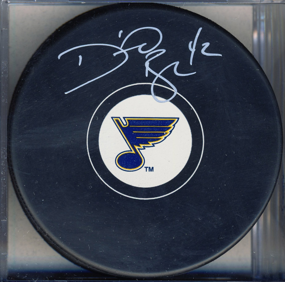 DAVID BACKES St. Louis Blues AUTOGRAPHED Hockey Puck - NHL Auctions