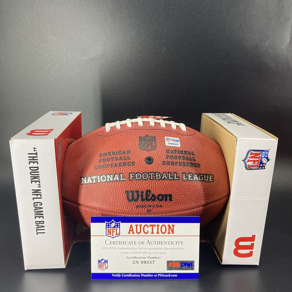 HOF - Lions Calvin Johnson Jr. Signed Authentic Football | The official ...
