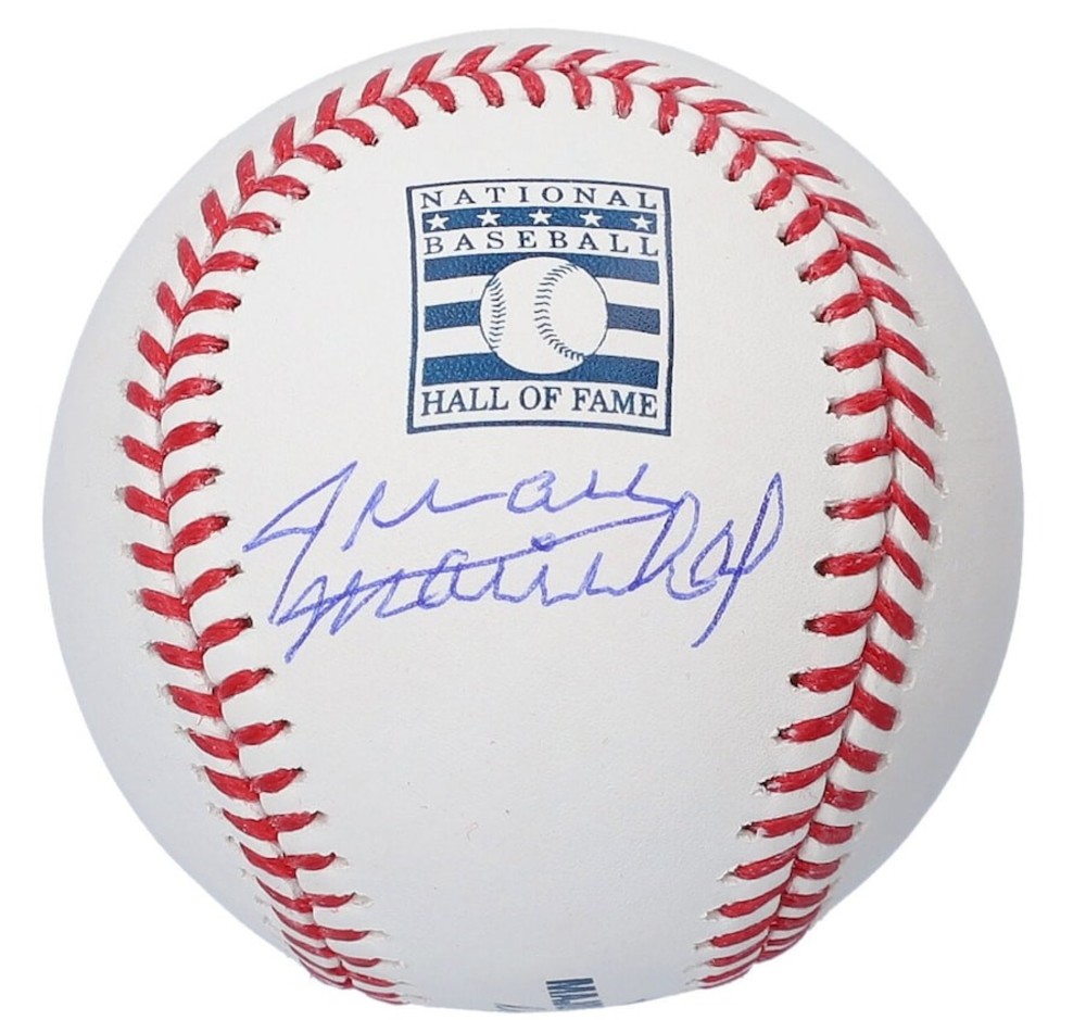 Juan Marichal Autographed HOF Logo Baseball | MLB Auctions