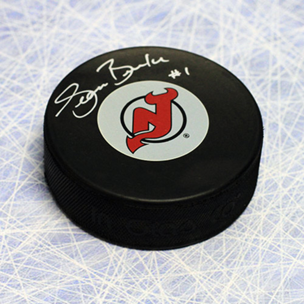 Sean Burke New Jersey Devils Autographed Hockey Puck - NHL Auctions
