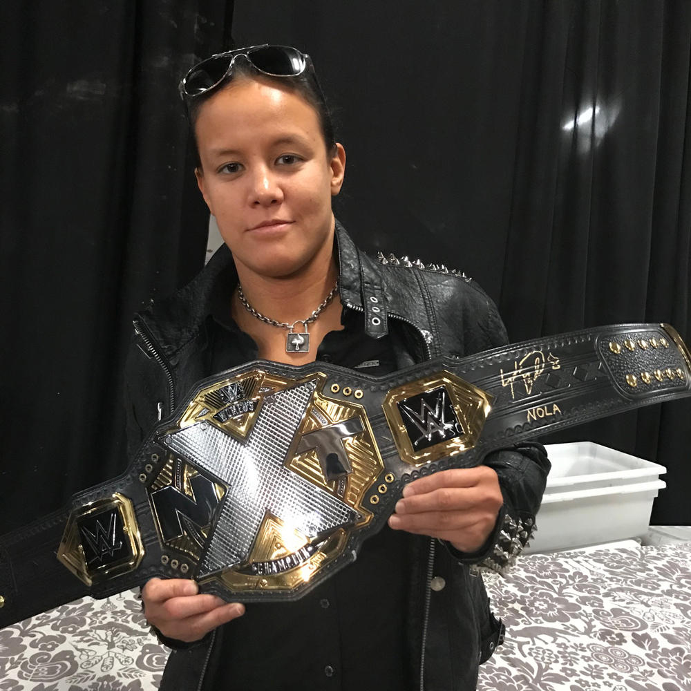 Shayna Baszler SIGNED NXT Women's Championship Replica Title | WWE Auction