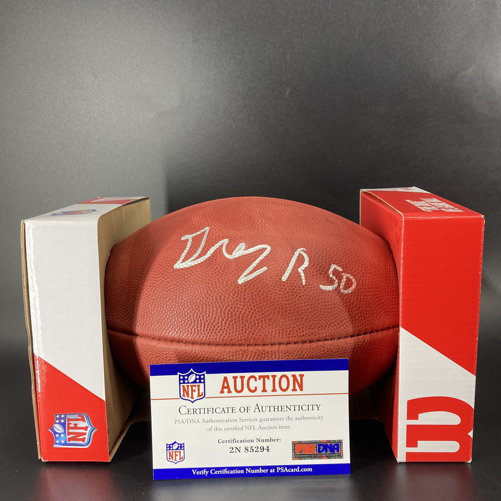 Bills - Gregory Rousseau Signed Authentic Football | The official ...