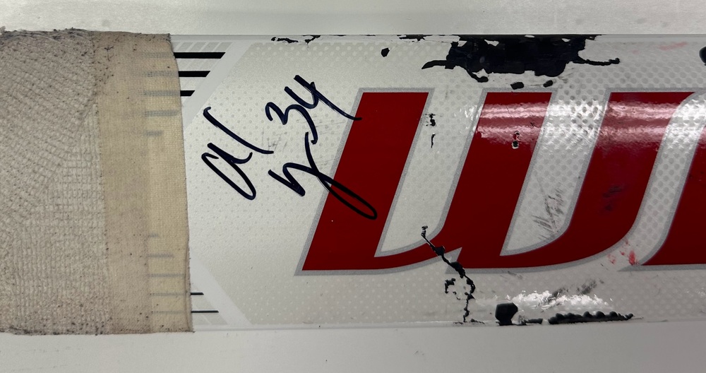 #34 Alex Lyon Game Used Stick - Autographed - Detroit Red Wings - NHL ...