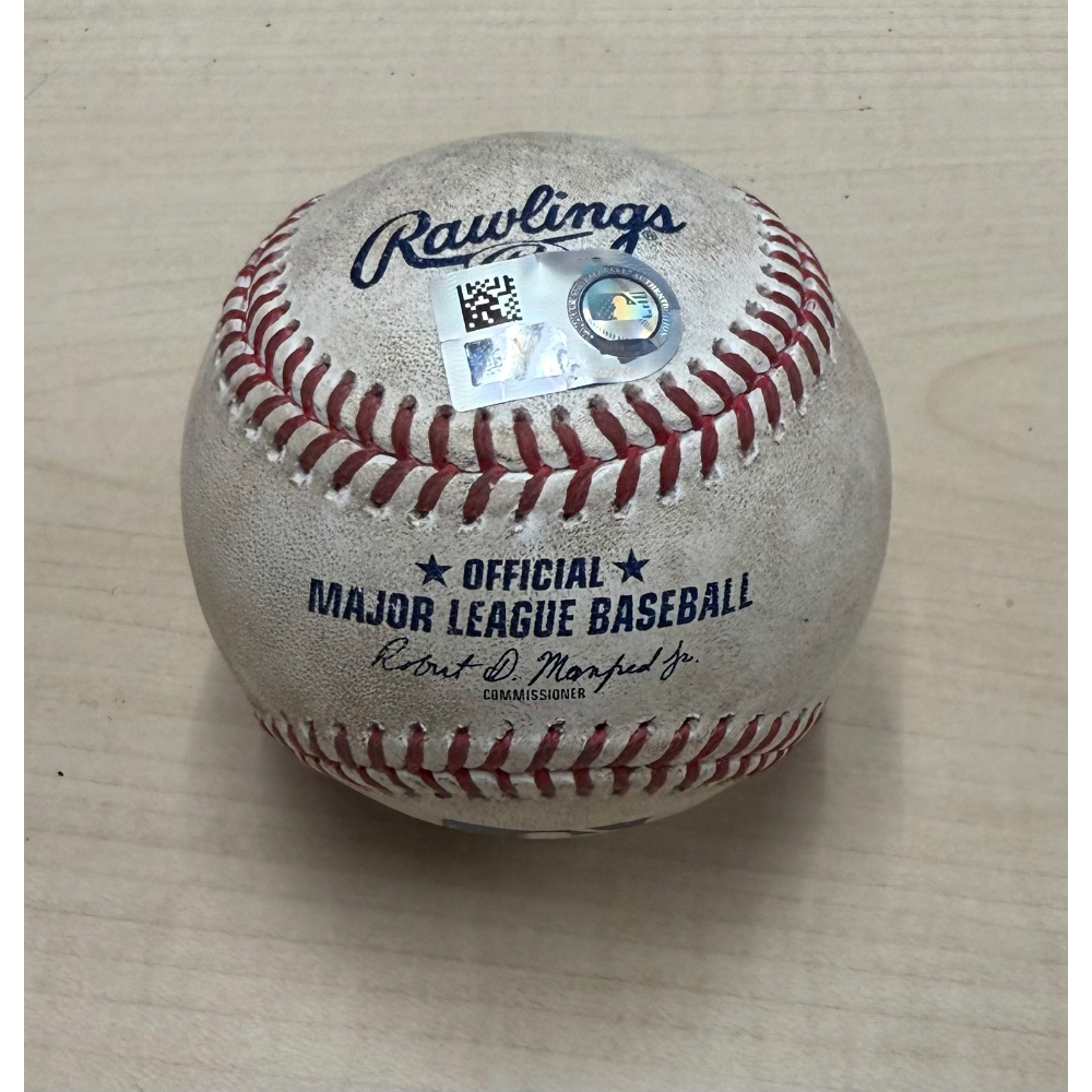 Game Used Ball - Final Oakland A's Game - Luke Raley strikes out ...