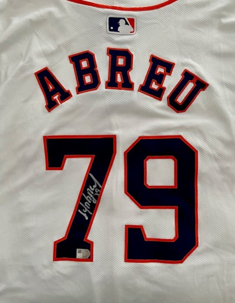 Jose Abreu Autographed Astros Authentic Jersey | MLB Auctions