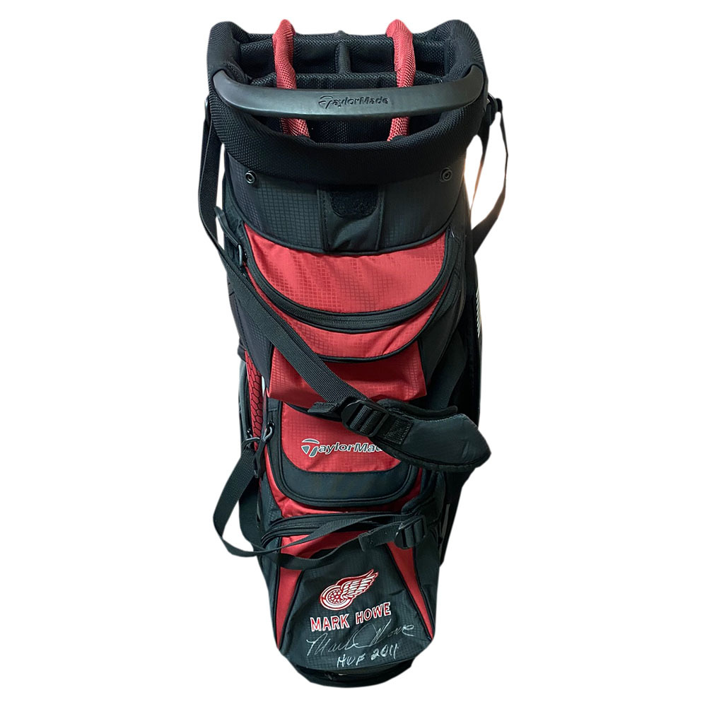 Mark Howe Personalized Detroit Red Wings TaylorMade Golf Bag - NHL Auctions