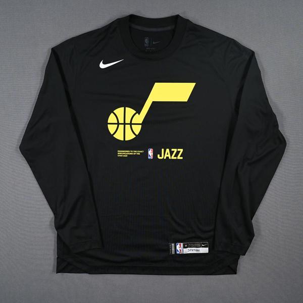 Collin Sexton Utah Jazz 2023 Kia Skills Challenge Long Sleeved Shooting Shirt Game Worn