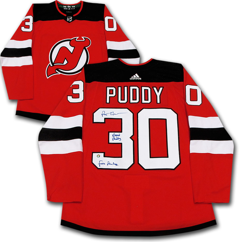 Patrick Warburton Autographed New Jersey Devils PUDDY adidas Pro Jersey ...