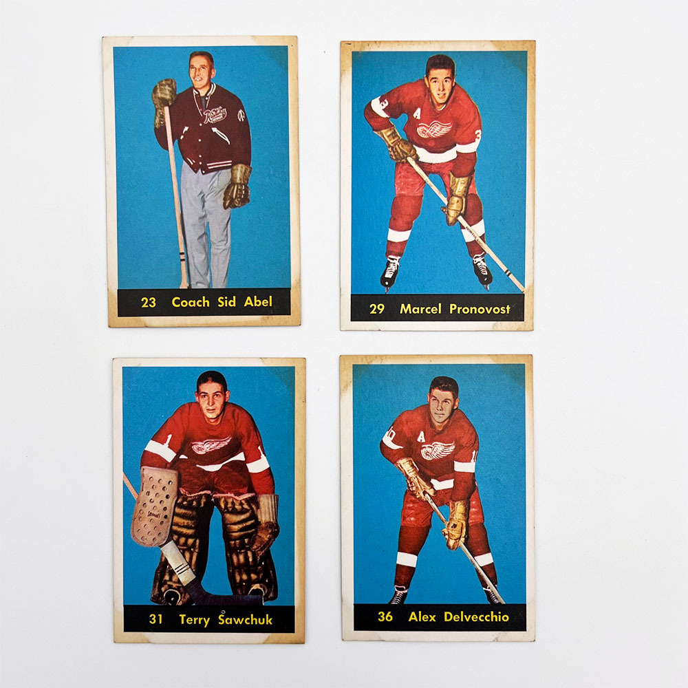 1960-61 Parkhurst Hockey Partial Set - Abel, Sawchuk, M. Richard ...