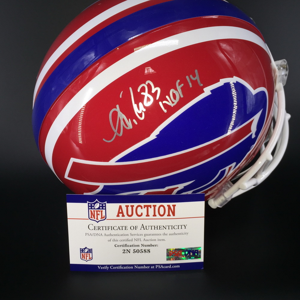 HOF - Bills Andre Reed Signed Proline Helmet | The official auction ...