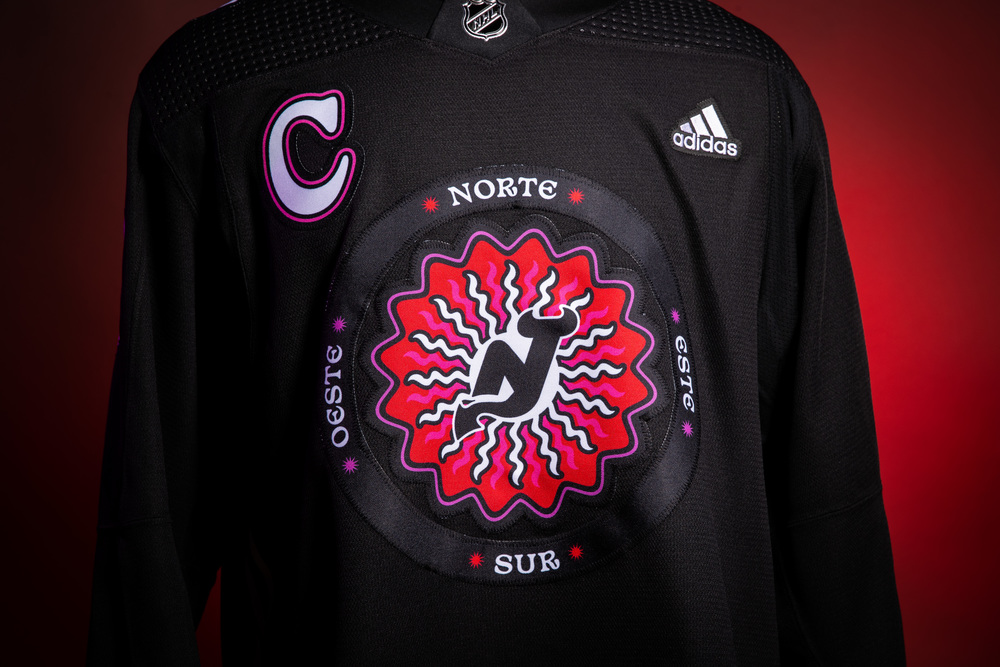 Dawson Mercer #91 Autographed 2022-23 Hispanic Heritage Warm-Up Jersey ...