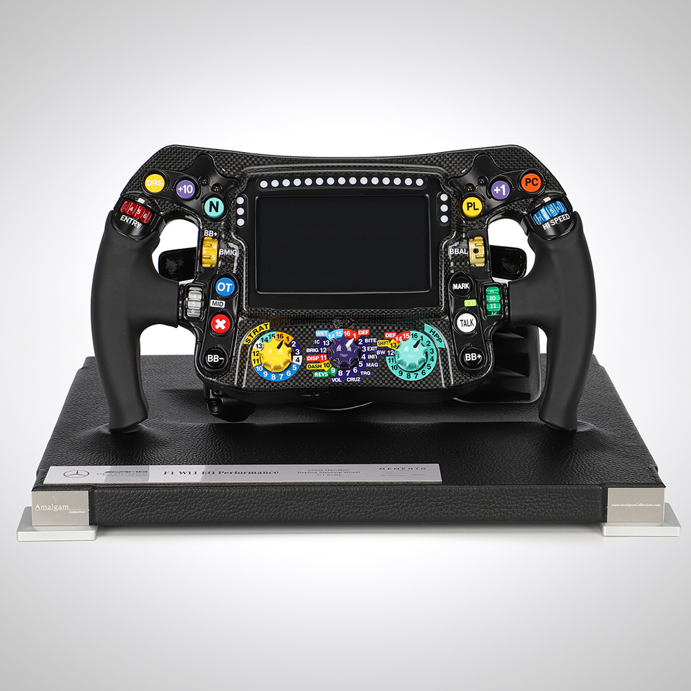 Lewis Hamilton Mercedes-AMG W11 EQ Performance 2020 1:1 Scale Steering Wheel | F1 Authentics