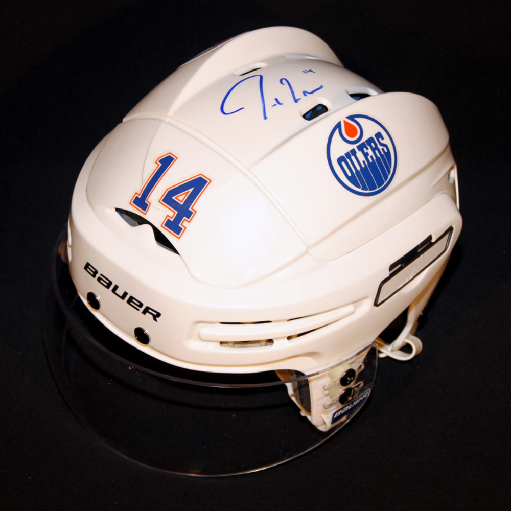 Jordan Eberle #14 - Autographed 2015-16 Edmonton Oilers Game Worn White ...
