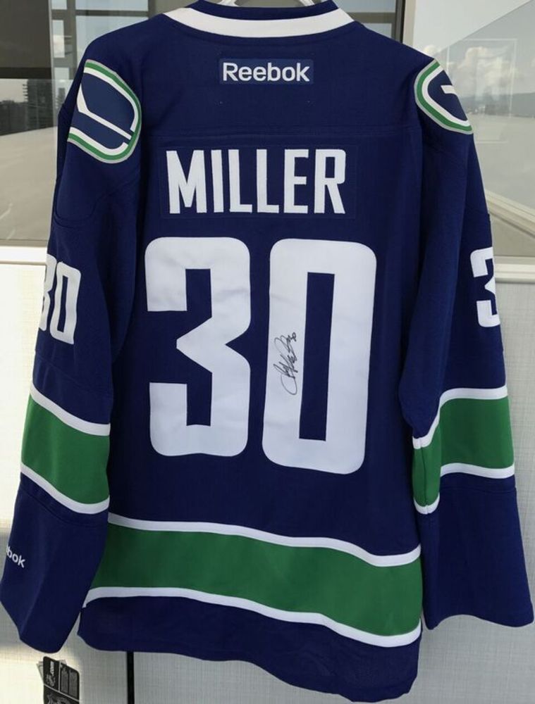 Ryan Miller Autographed Vancouver Canucks Jersey - NHL Auctions