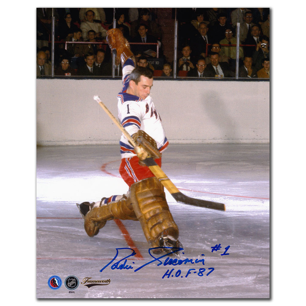 Ed Giacomin New York Rangers Autographed 8x10 Photo - NHL Auctions