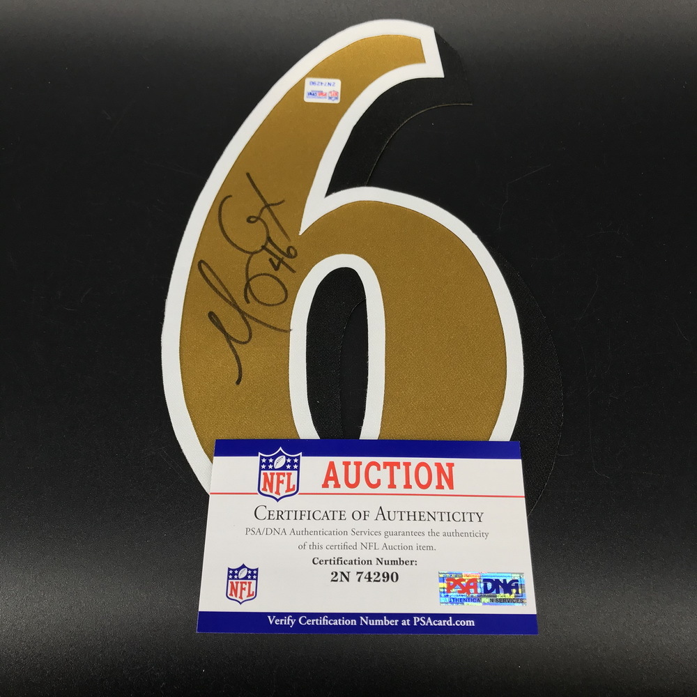 NFL - Ravens Morgan Cox Signed Jersey Number | The official auction ...