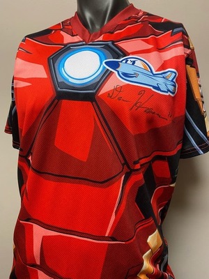 #26 Dan Hammer marvel game worn jersey | MiLB Auctions