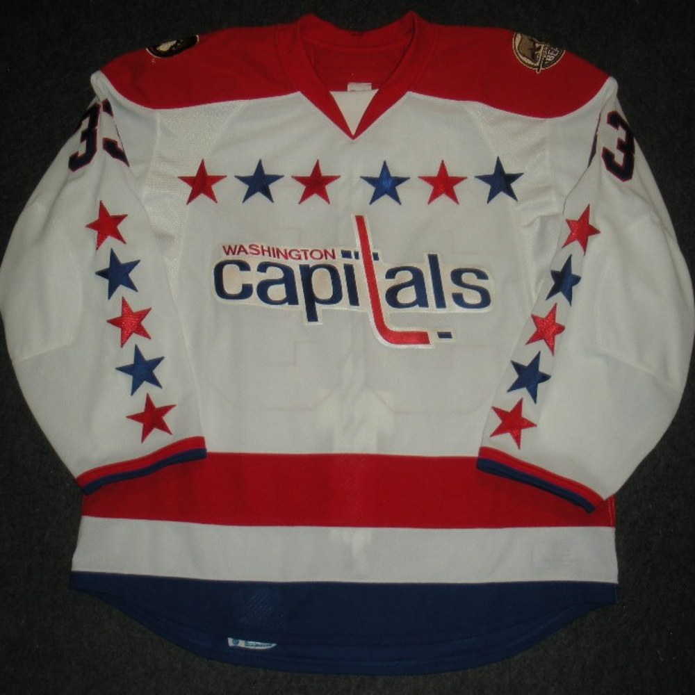 Patrick Wellar - Hershey Bears - Washington AHL Showcase Warmup-Worn ...