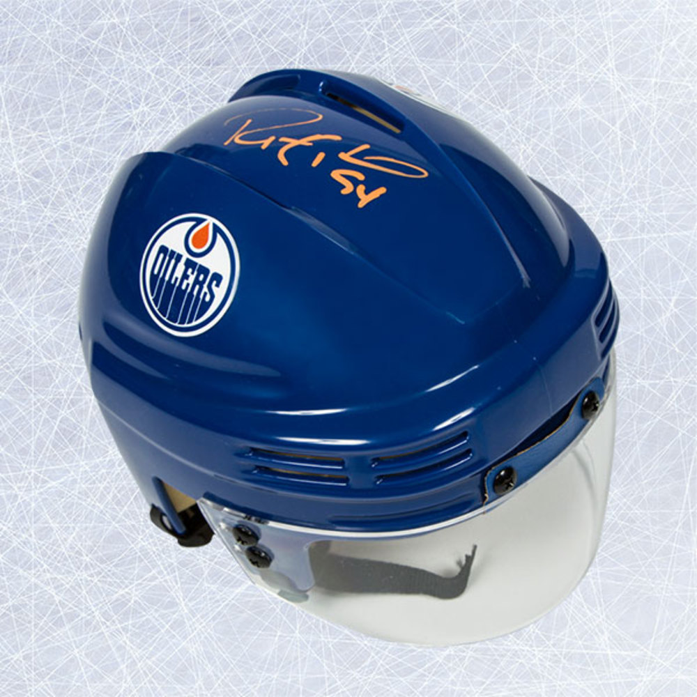 Ryan Smyth Edmonton Oilers Autographed Mini Helmet - NHL Auctions