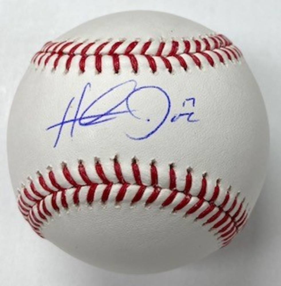 Hunter Dozier Autographed Baseball | MLB Auctions