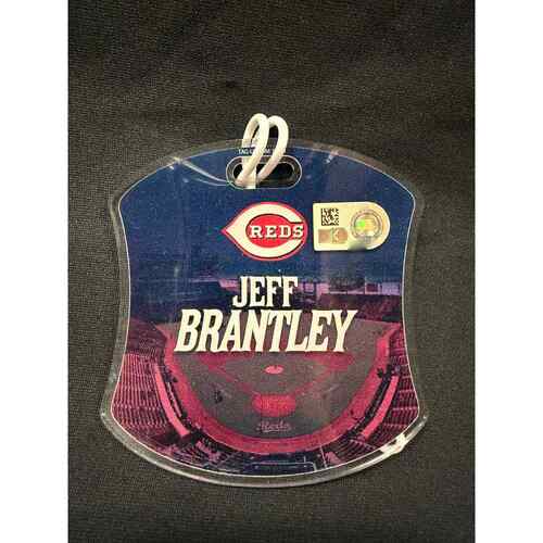 Jeff Brantley -- Team Issued Luggage Tag -- 2025 NL Wild Card Series ...