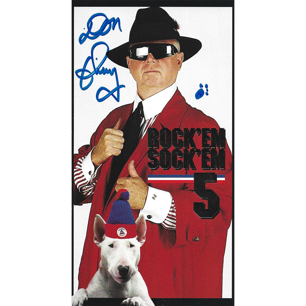 Don Cherry Autographed 4X7.5 Promo Card - NHL Auctions