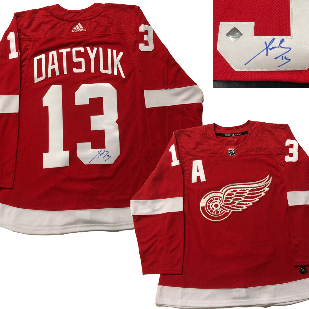 PAVEL DATSYUK Signed Detroit Red Wings Red Adidas PRO Jersey - NHL Auctions