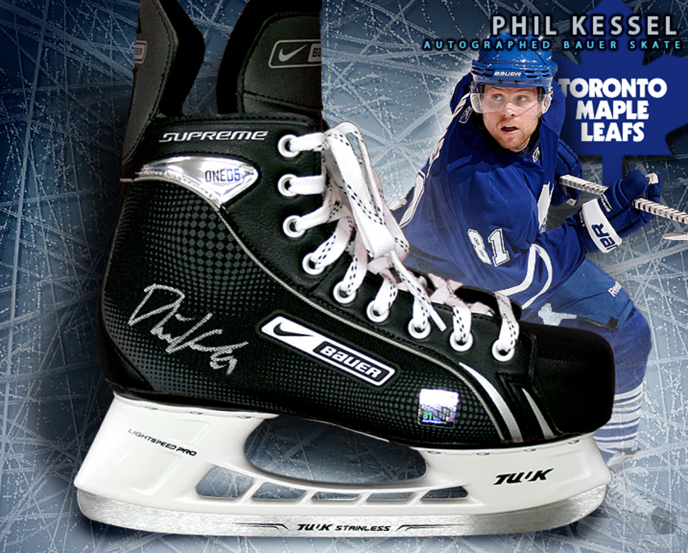PHIL KESSEL Signed Bauer Skate - Toronto Maple Leafs - NHL Auctions