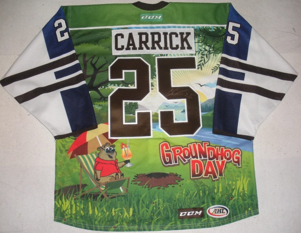 Connor Carrick - Hershey Bears - Groundhog Day Autographed Game-Worn ...